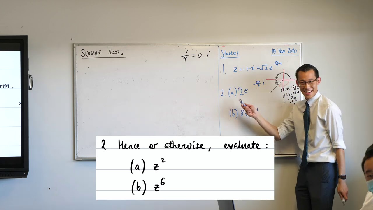 Square Roots of a Complex Number (1 of 3: Review questions) - YouTube