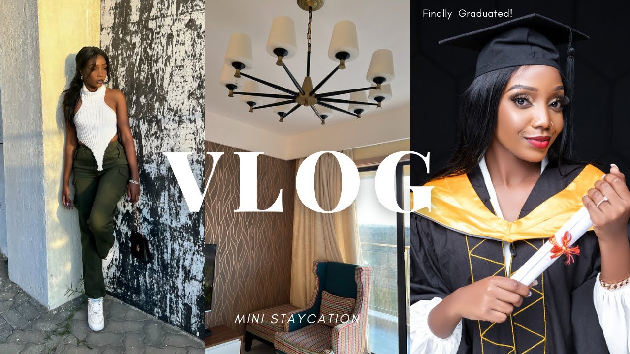 GRADUATION VLOG+ MINI STAYCATION & New year reset - YouTube
