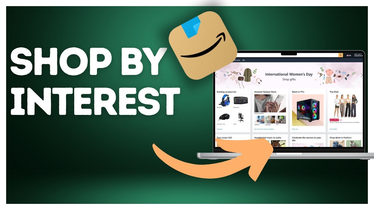 How to shop by interest on Amazon? - YouTube
