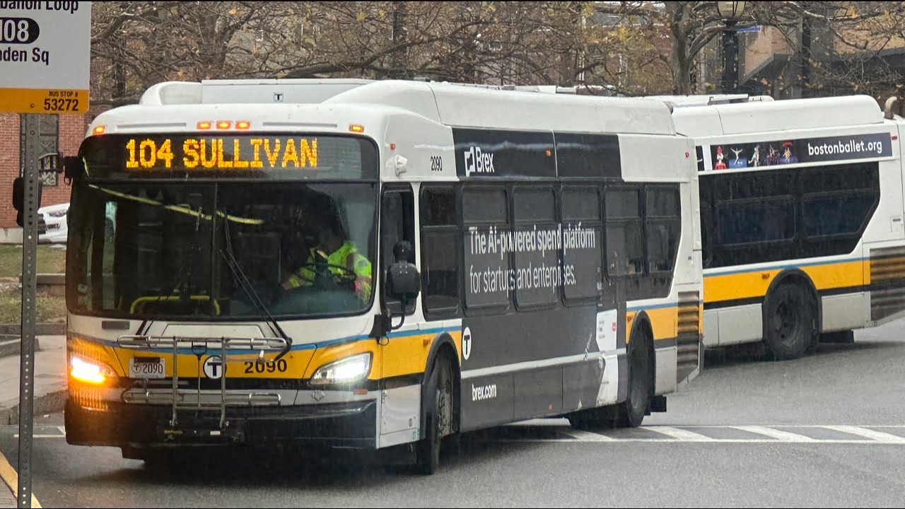 MBTA Route 104 (Maldon the Sullivan) Before BNRD - YouTube