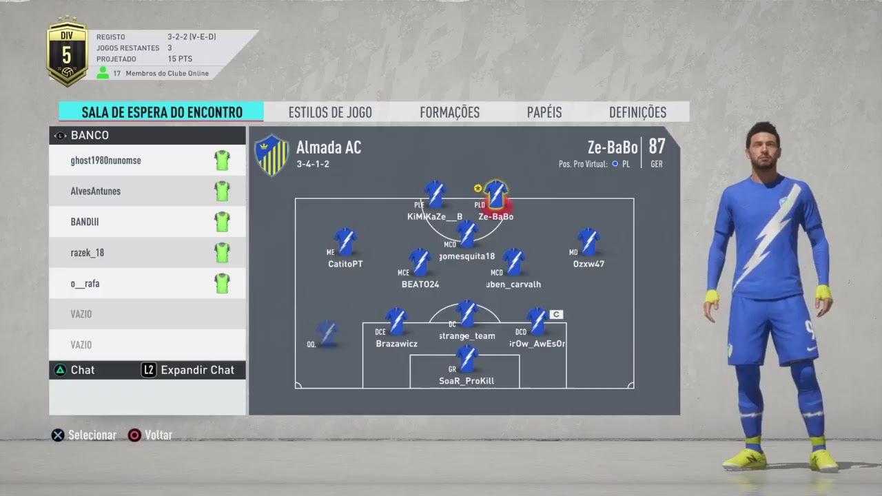 Almada AC esports Treino - YouTube