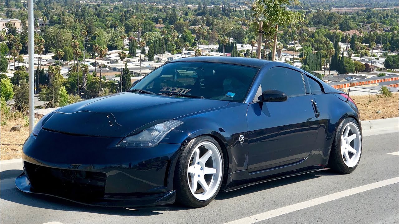 N3 bumper + duckbill install on the 350z! - YouTube