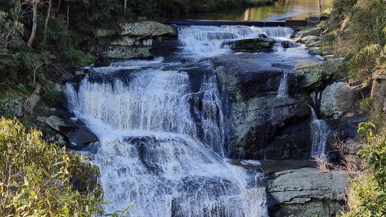4K Virtual Walk - Agnes Falls with relaxation music - YouTube