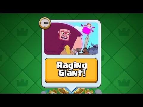 Rage Giant Clash Royale live! - YouTube