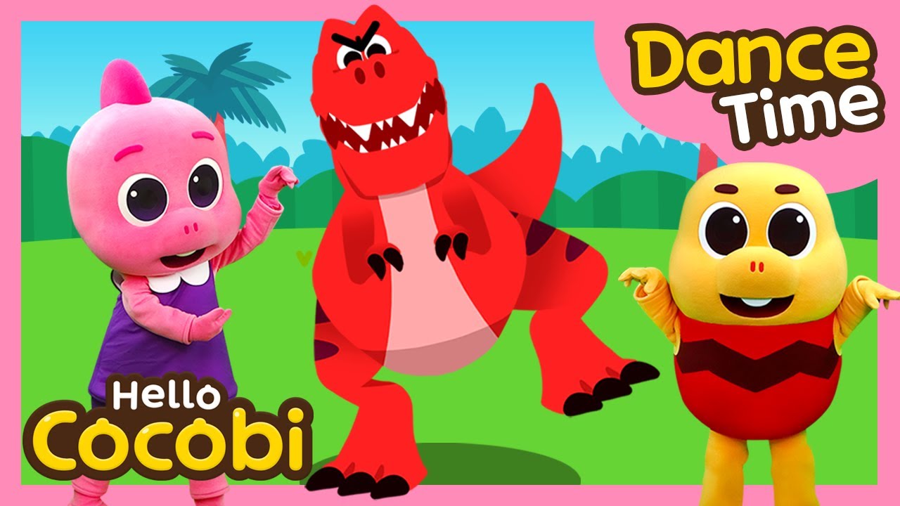 Tyrannosaurus Rex | Dance Along for Kids | Dinosaur Song | Hello Cocobi ...