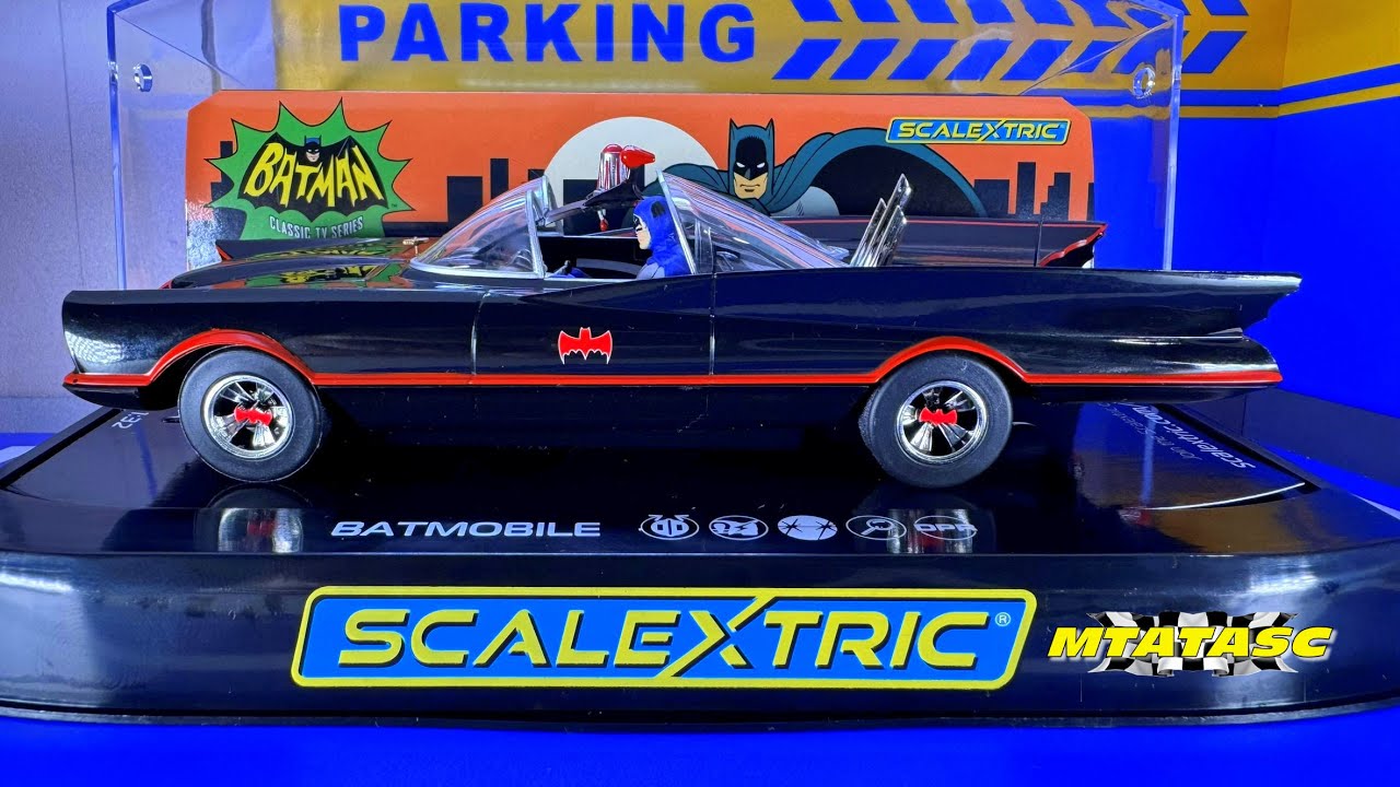 Scalextric Batmobile 1966 TV Series Slot Car - YouTube