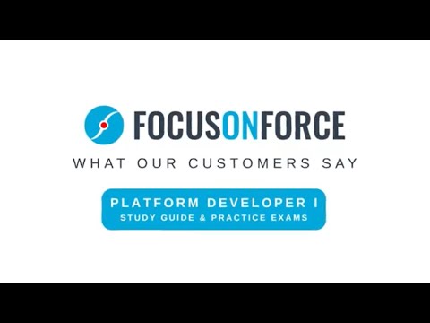 Preparing for the Salesforce Platform Developer I Certification with ...