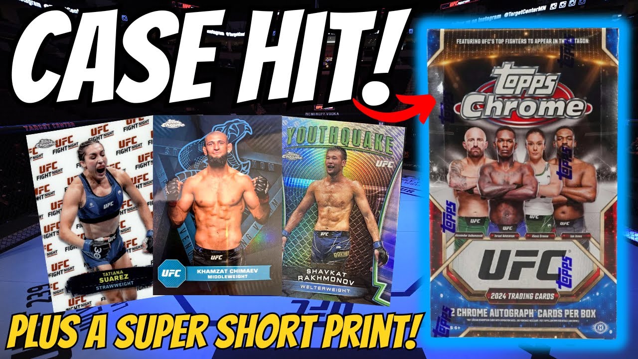 Pulled An Insane Case Hit & SSP Inside UFC Topps Chrome 2024!🤯 - YouTube