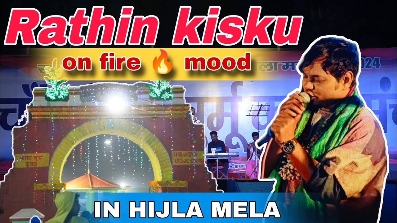Rathin kisku in hejla mela dumka🔥 2024//santhali stage program - YouTube