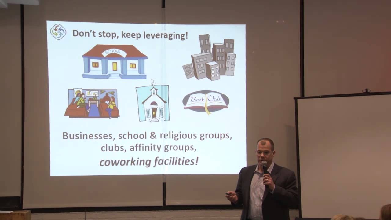 Spare to Share Founder Greg Jaros giving the 4-minute pitch 1/16/14 NYC ...