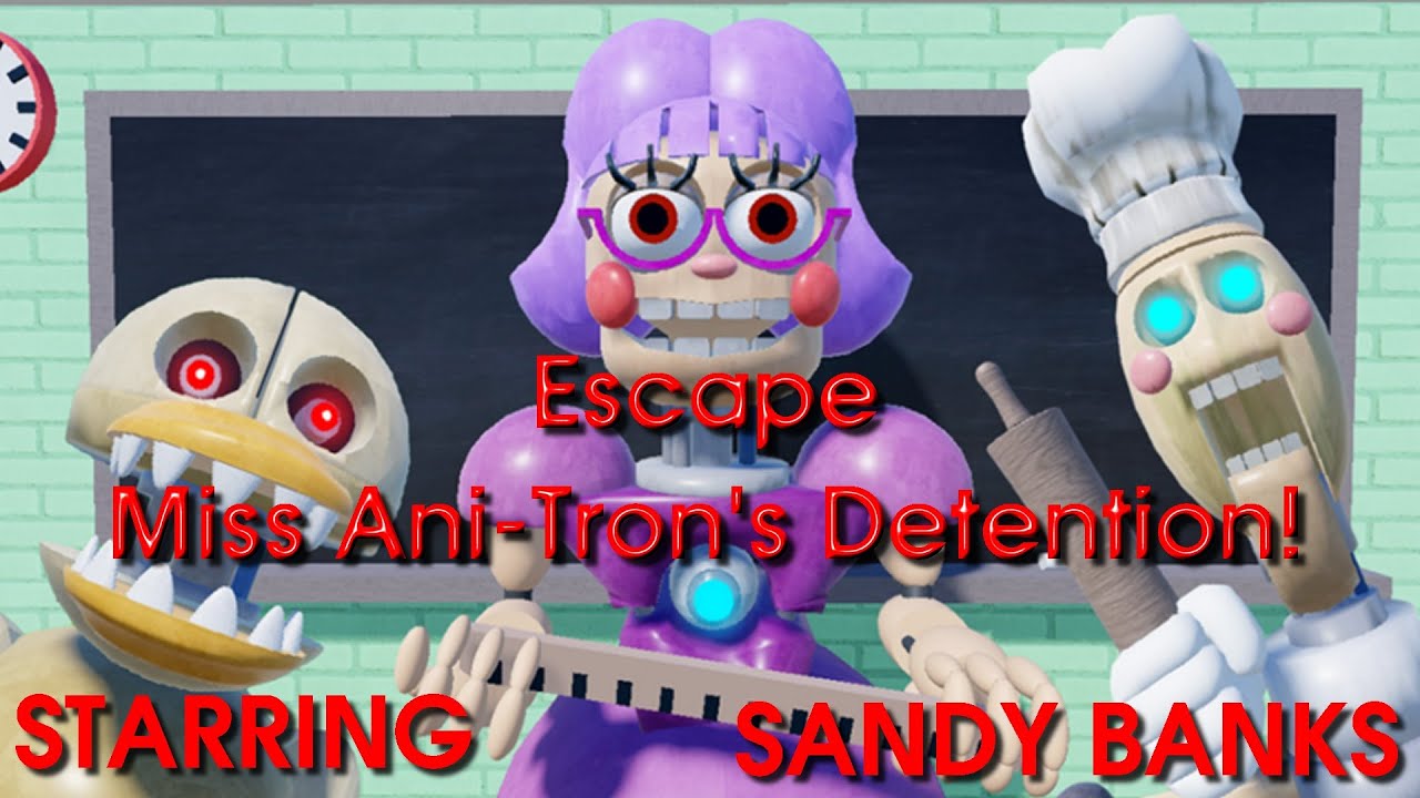 Roblox Escape Miss Ani-Tron's Detention! - Frightening OBBY with ...