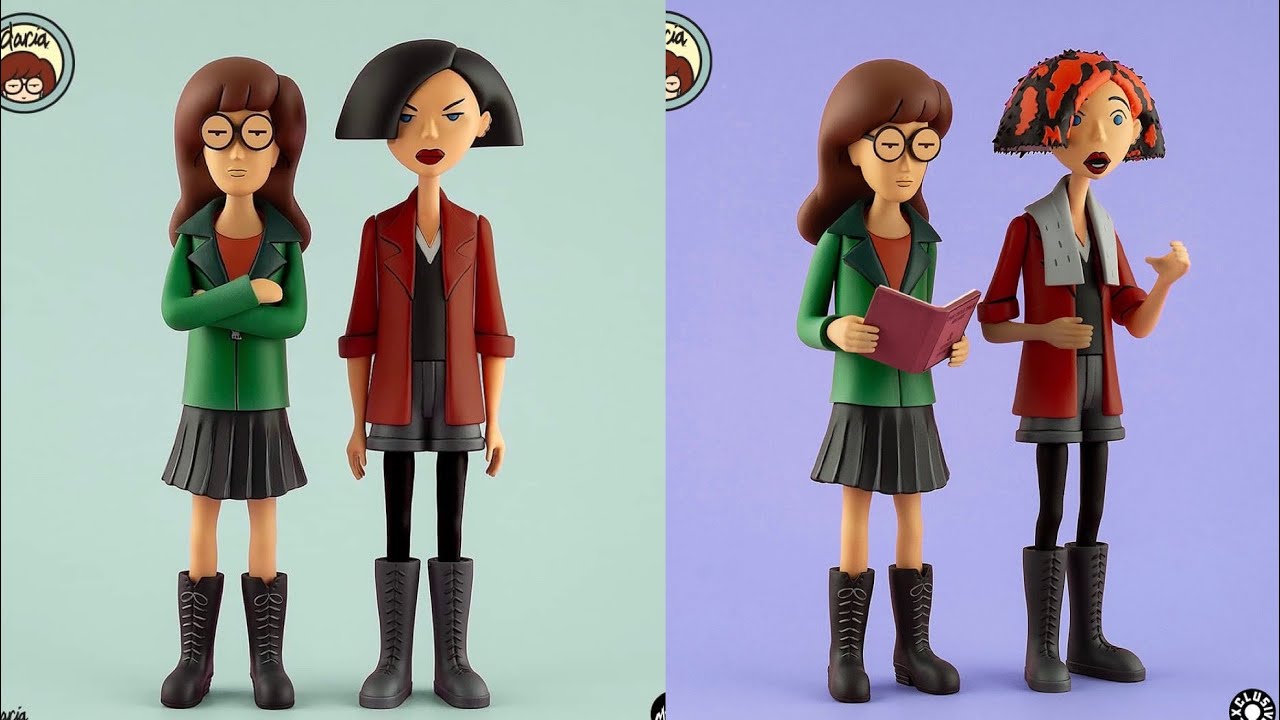 New Daria action figures revealed from mtv sitcom show by mondo - YouTube