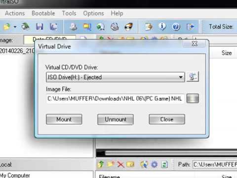Mount a disk image - UltraISO v9.3 - YouTube