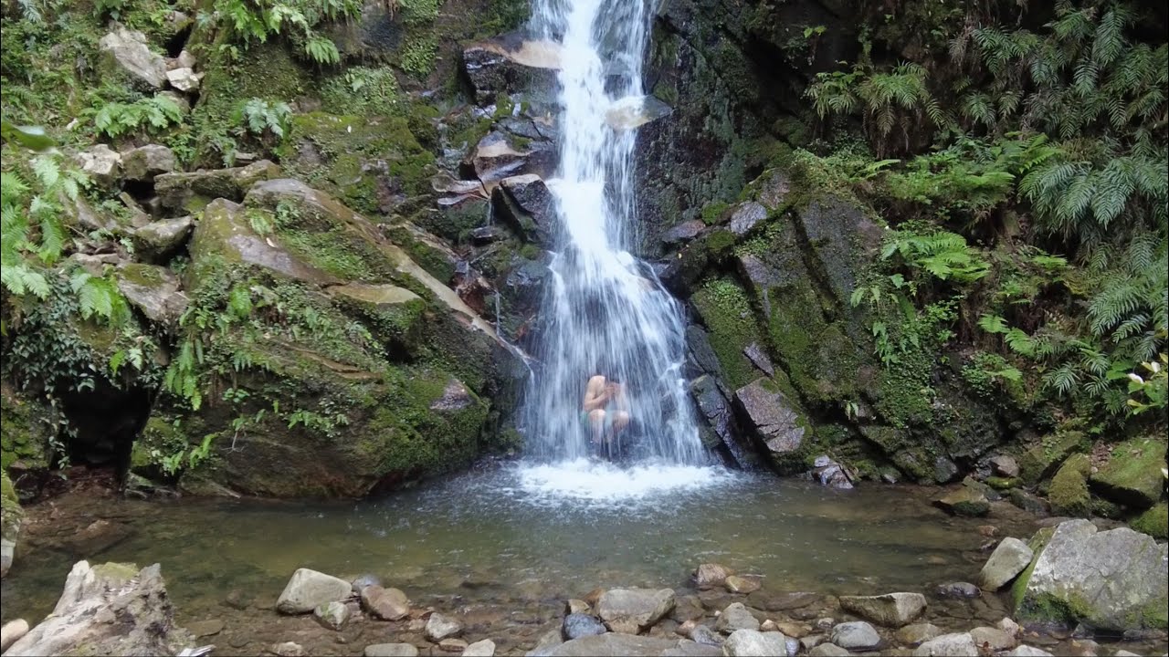 bathing in a waterfall | ONESHOT #6 - YouTube