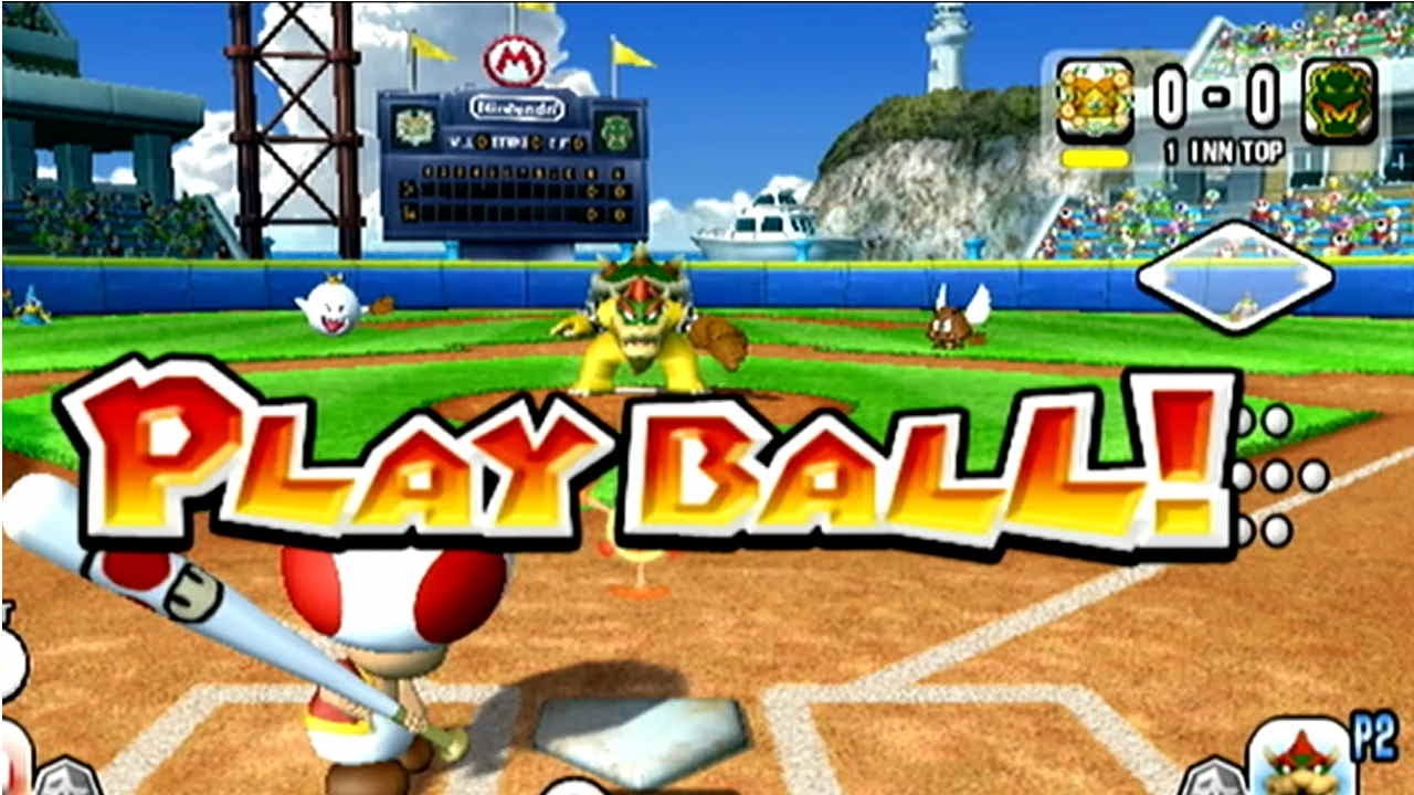 Bowser VS Daisy - Mario Baseball - Nintendo wii - YouTube