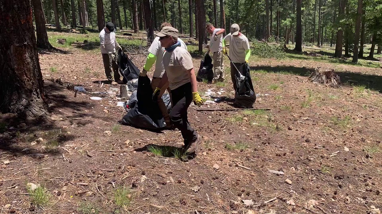 Time-lapse of 300 Road Trash Cleanup - YouTube