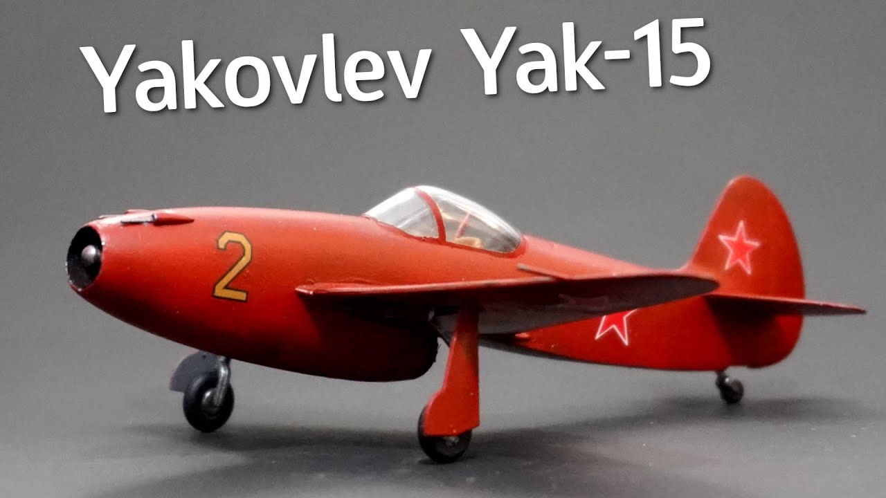 A Jet Engine on a Prop Plane - Yakovlev Yak-15 in 1/72 Scale From PM Model - Build & Review ...