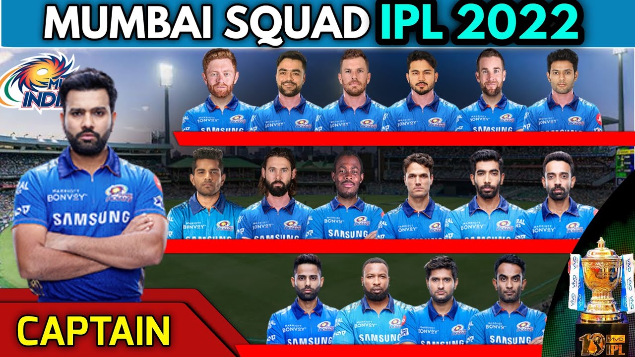 IPL 2022 Mumbai Indians Target Squad | Mumbai Indians Squad for IPL ...