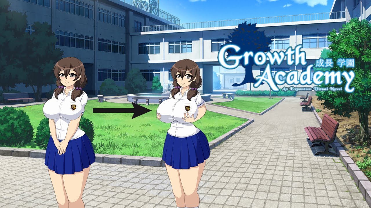 Growth Academy #3 Hyper Pregnancy Playthrough - Her body is getting ...