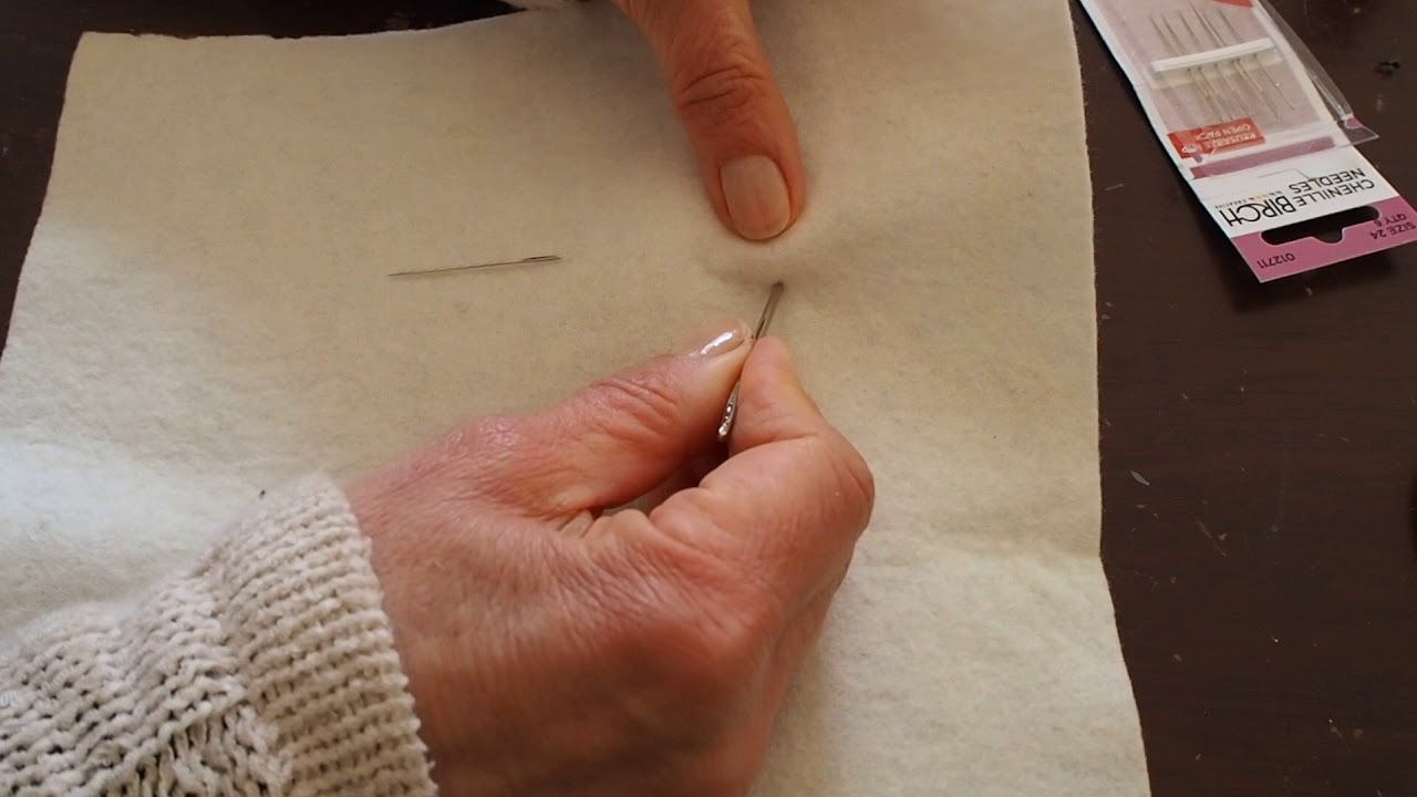 What needle should I use to teach my child to sew? - YouTube