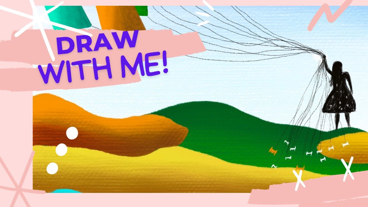 Easy digital drawing | Beginner friendly procreate art | step by step ...