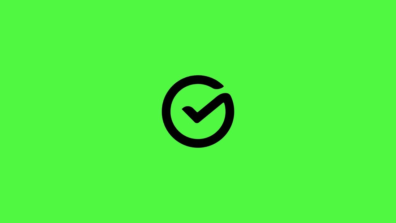 Check marks in different shapes green screen animated video by @Pixel ...