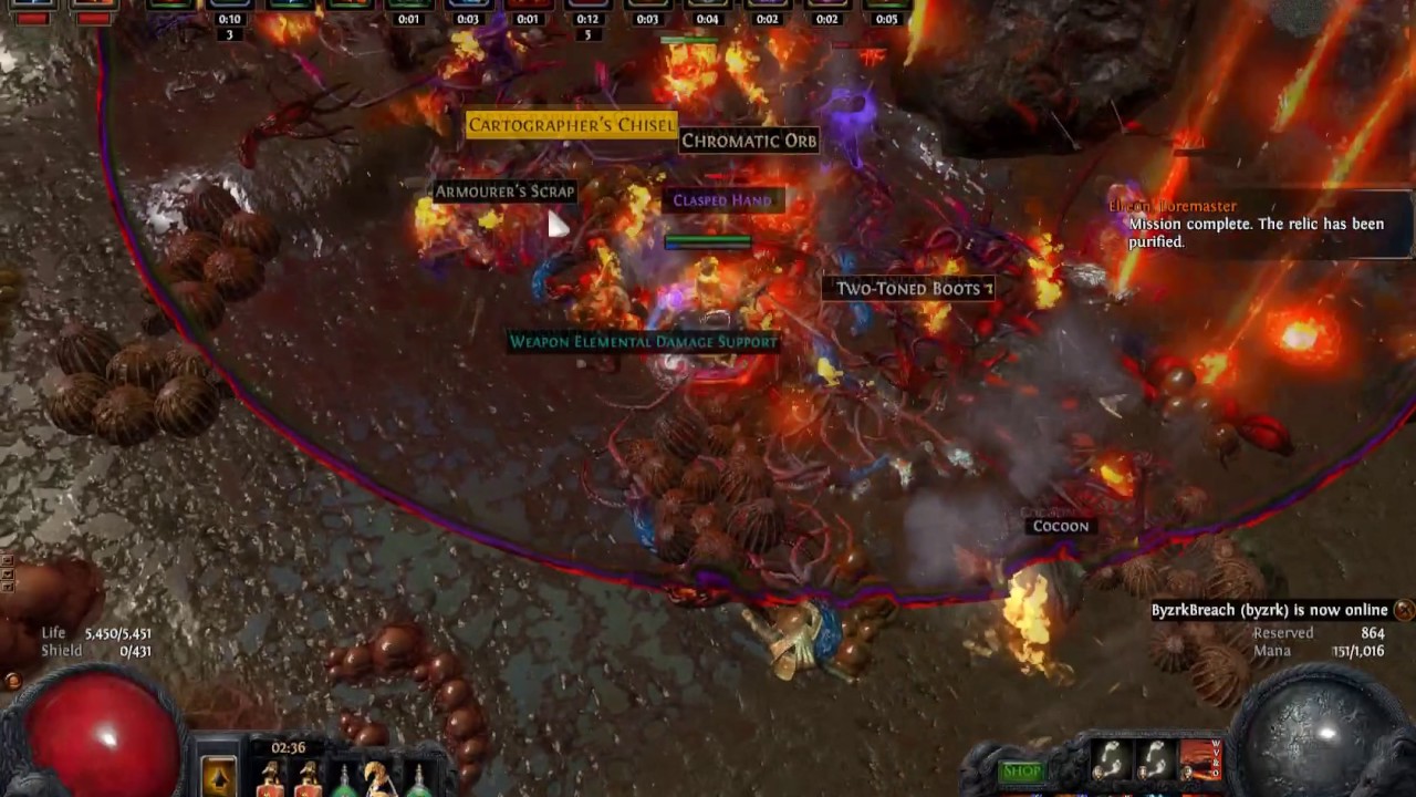 PoE 2.5 - Witch Cyclone COMK Firestormer - YouTube