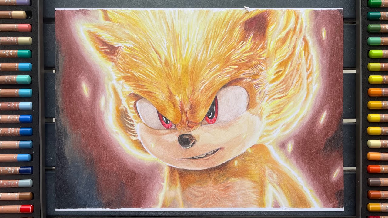 Drawing - SUPER SONIC the HEDGEHOG - YouTube