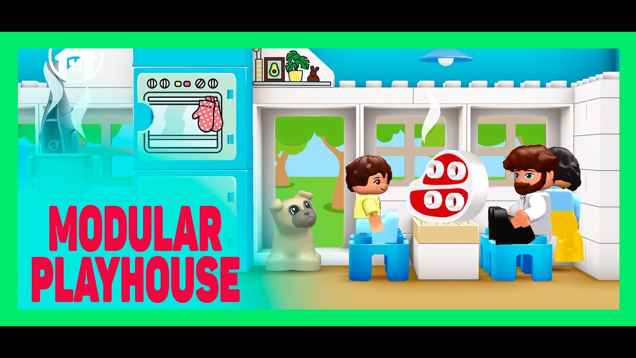 LEGO - Modular Playhouse | Fun learning video | Cartoons for Kids ...