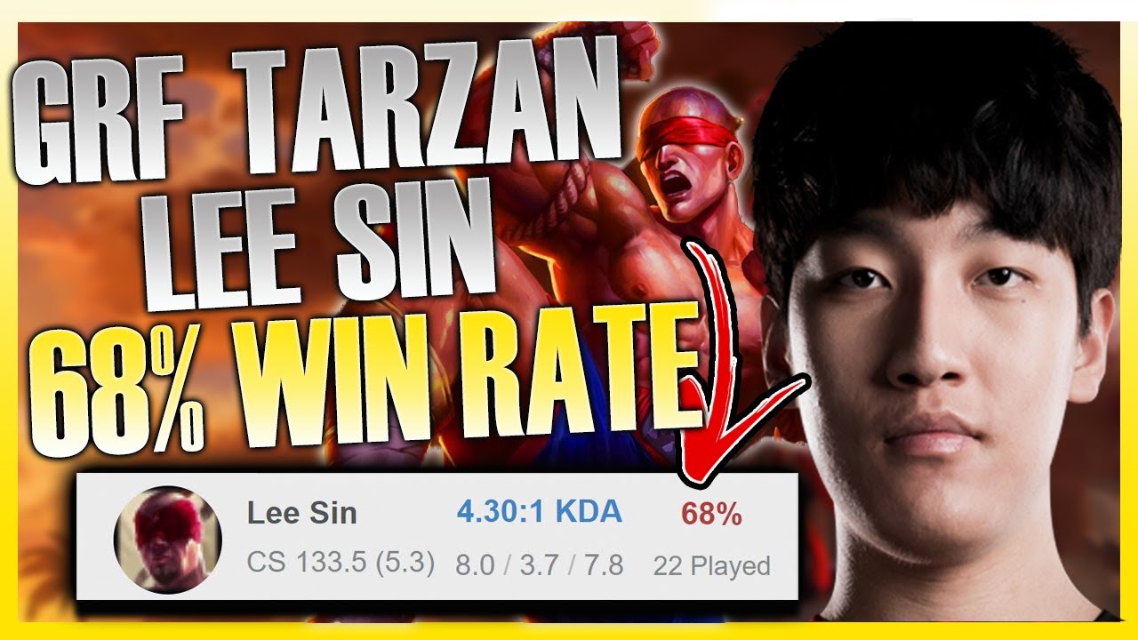 GRF Tarzan's S9 Lee Sin Guide (68% Win Rate) - YouTube