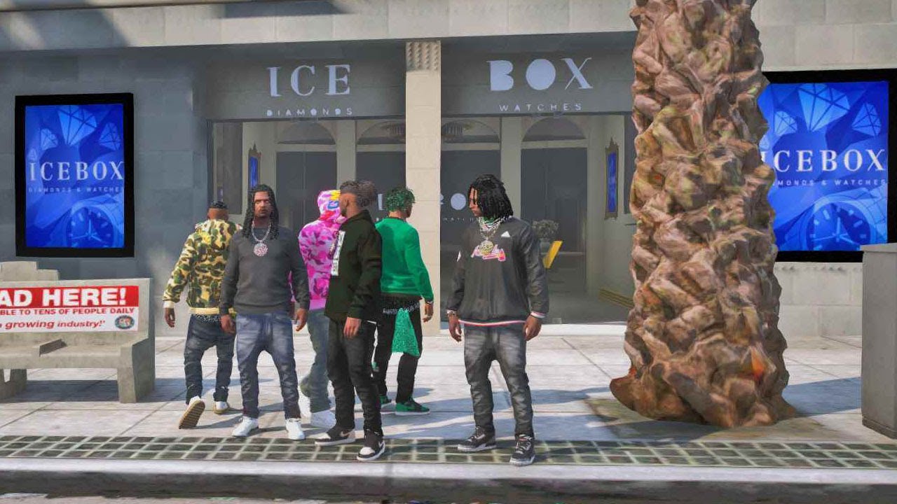 New Gang Members Get Iced Out at Ice Box! NRP (GTA 5 Nukem RP Civilian ...