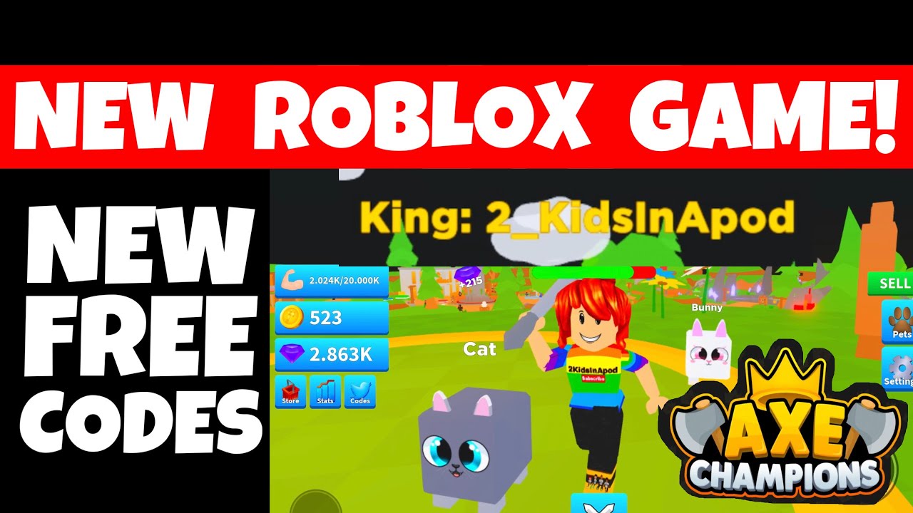 *NEW* FREE CODES Axe Champions Gameplay! | NEW ROBLOX GAME - YouTube