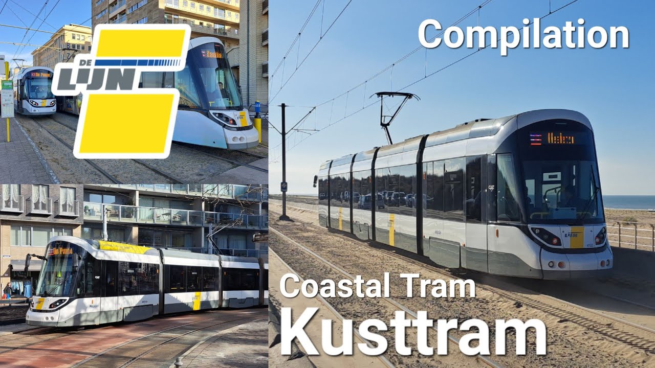 Kusttram van de Belgische kust 🇧🇪 | DeLijn - YouTube
