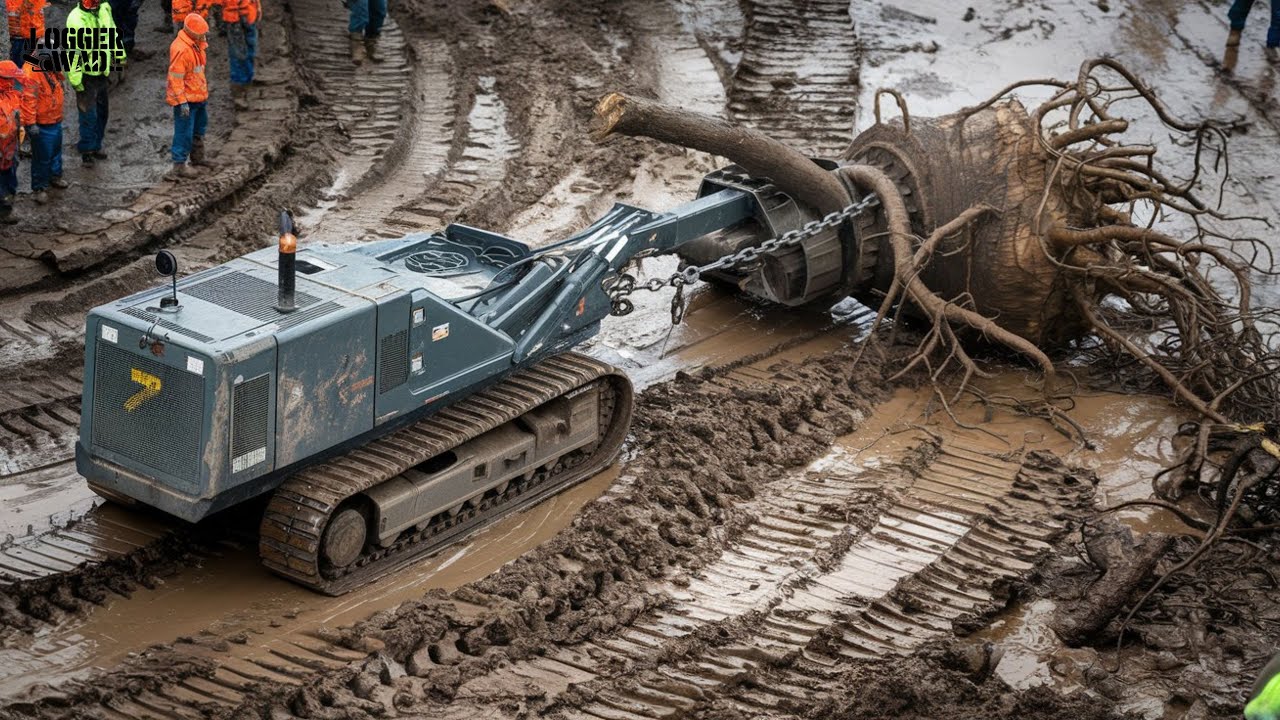 Amazing Fastest Big Tree Cutting Machines | Dangerous Tree Harvester ...