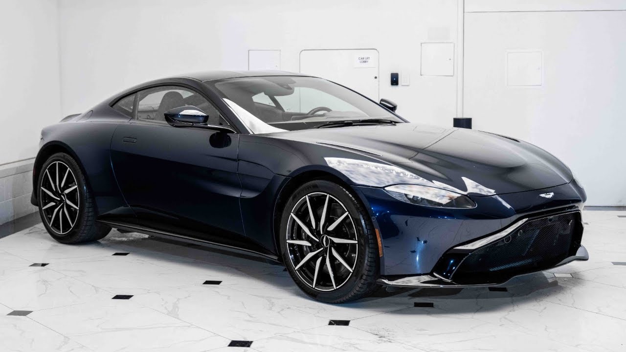 Sabiro Blue on All Copper Tan 2020 Aston Martin Vantage - YouTube
