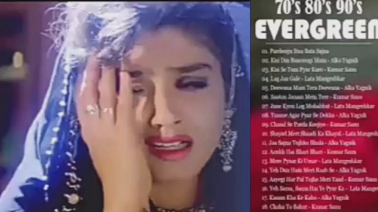 70's 80's 90's Sadabahar purane gane Kumar Sanu Lata Mangeshkar aur ...