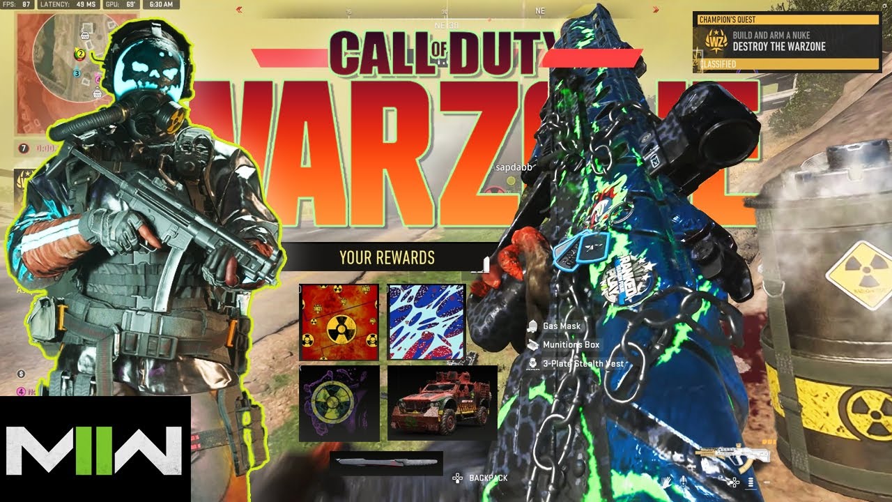 UNLOCKING NUKE REWARDS ON WARZONE 2 SEASON 6 - YouTube