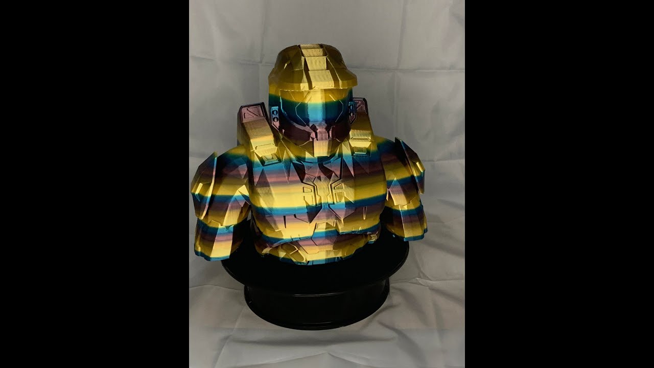 Master Chief Bust - YouTube