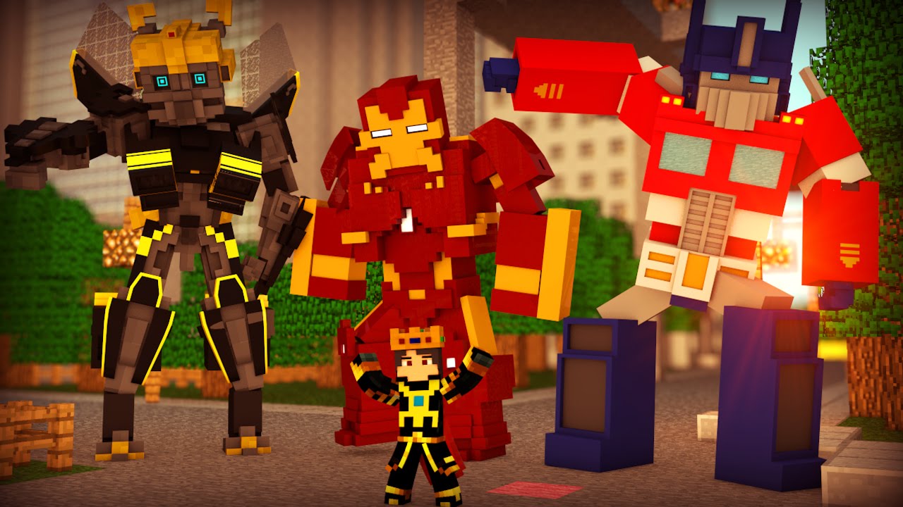 Minecraft: O FILME #78 - AMIGOS ROBÔS - YouTube