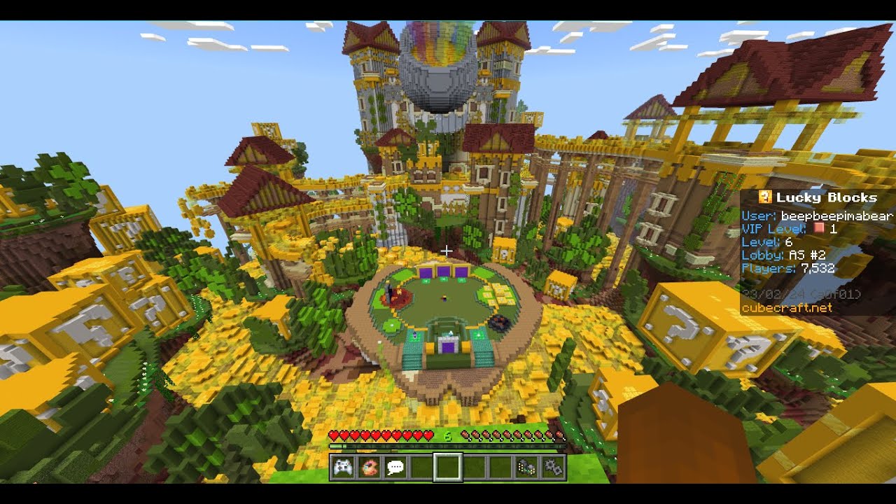 Checking out the new cubecraft maps - YouTube