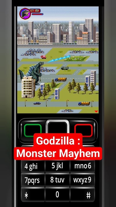 Godzilla: Monster Mayhem , (JAVA Game) Emulator Retro2me #godzilla # ...