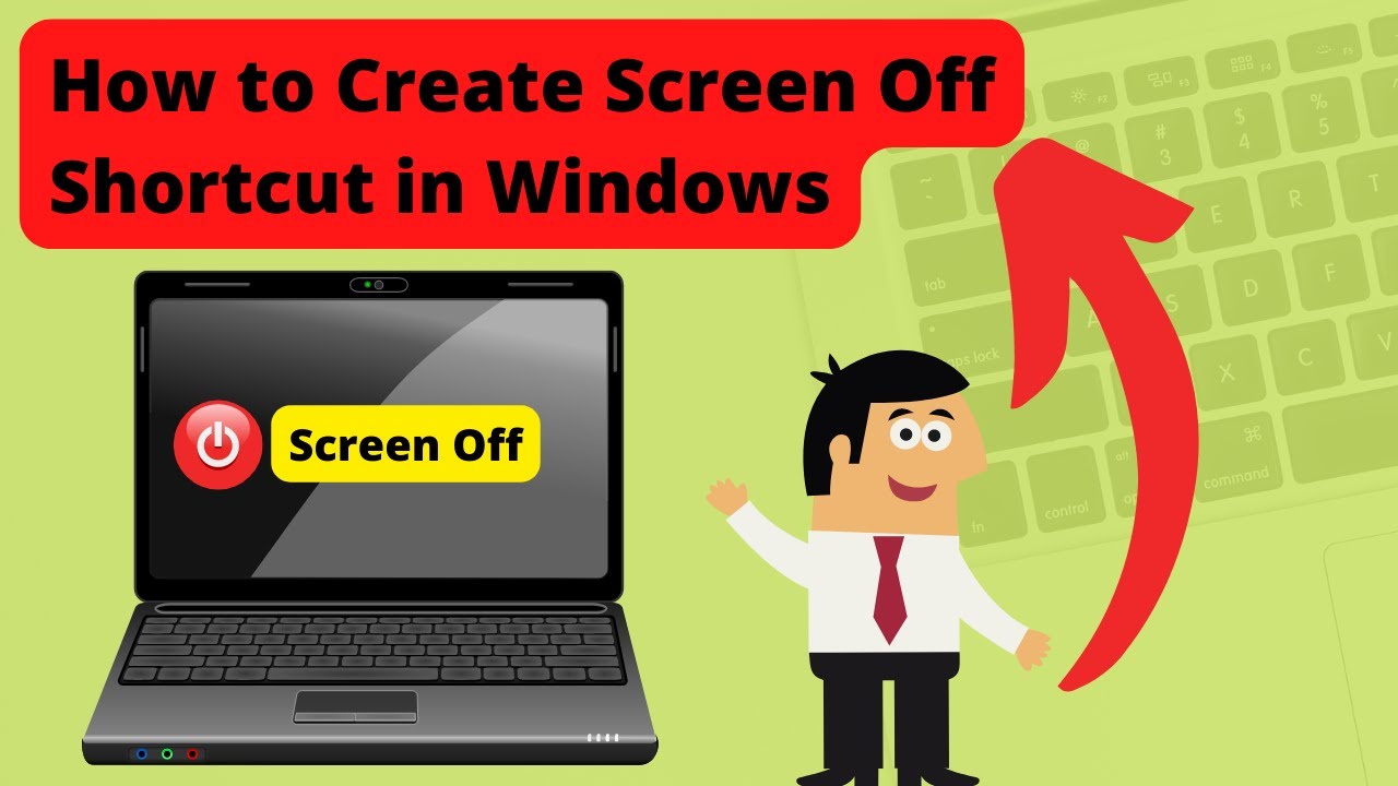 How to Create Screen Off Shortcut in Windows | #windowstips - YouTube