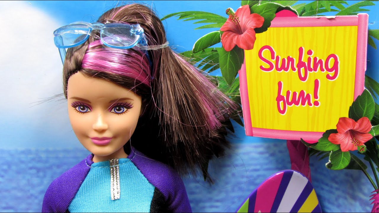 Barbie Surfing Skipper & Chelsea - Barbie Sisters - Mattel - CBR17 ...