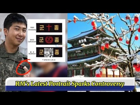 RM BTS and the Controversy of the 'N4**' Badge Symbol on His Military ...