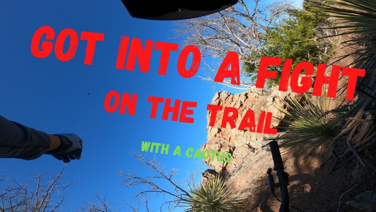 Got into a FIGHT on the TRAIL with a cactus | Crash on Cactus | Bo on ...