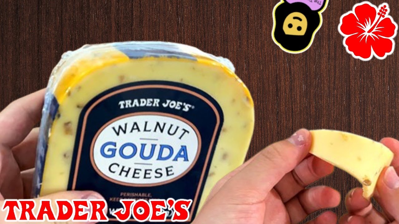 Walnut Gouda Cheese - Trader Joe’s Product Review - YouTube