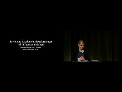Birgitte Beck Pristed, Soviet and Russian Child Performances of (In)human Alphabets
