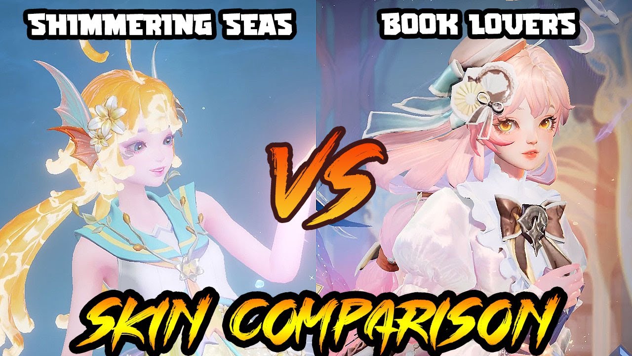 Dolia - Book Lovers limited skin V.S. Shimmering Seas skin - HoK - Skin ...