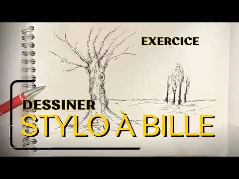 Comment dessiner au stylo à bille ? - YouTube
