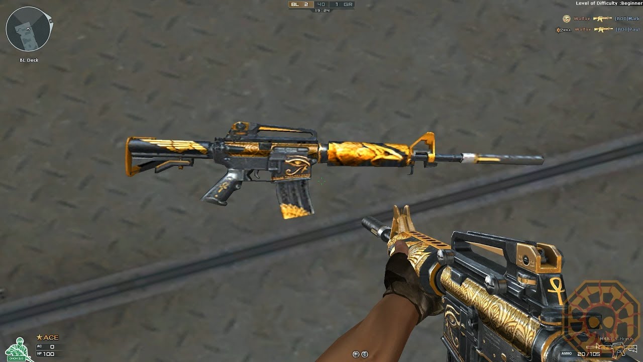 【CF】 Cross Fire West || M4A1-S Horus ! - YouTube